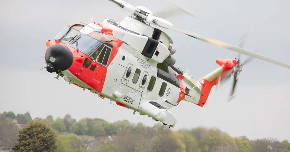 Testlanding av SAR-Queen 22. november - Sykehuset i Vestfold HF