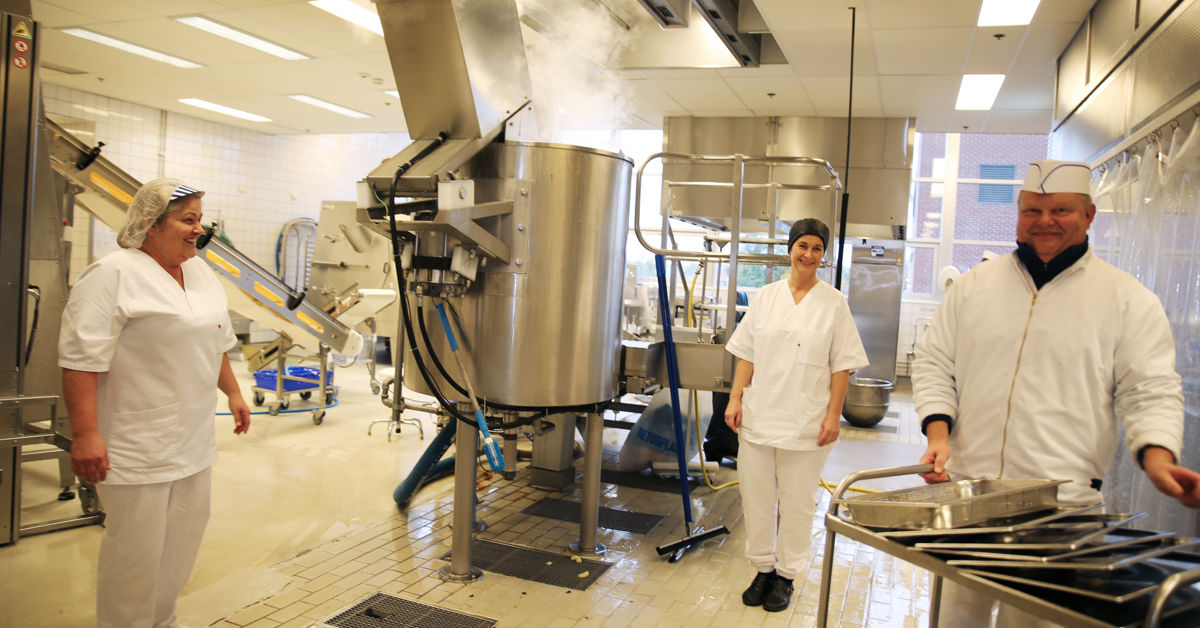 Sykehuset jobber med å kaste mindre mat - Sykehuset i Vestfold HF